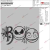 Boo Halloween Embroidery Design - DST, PES, JEF
